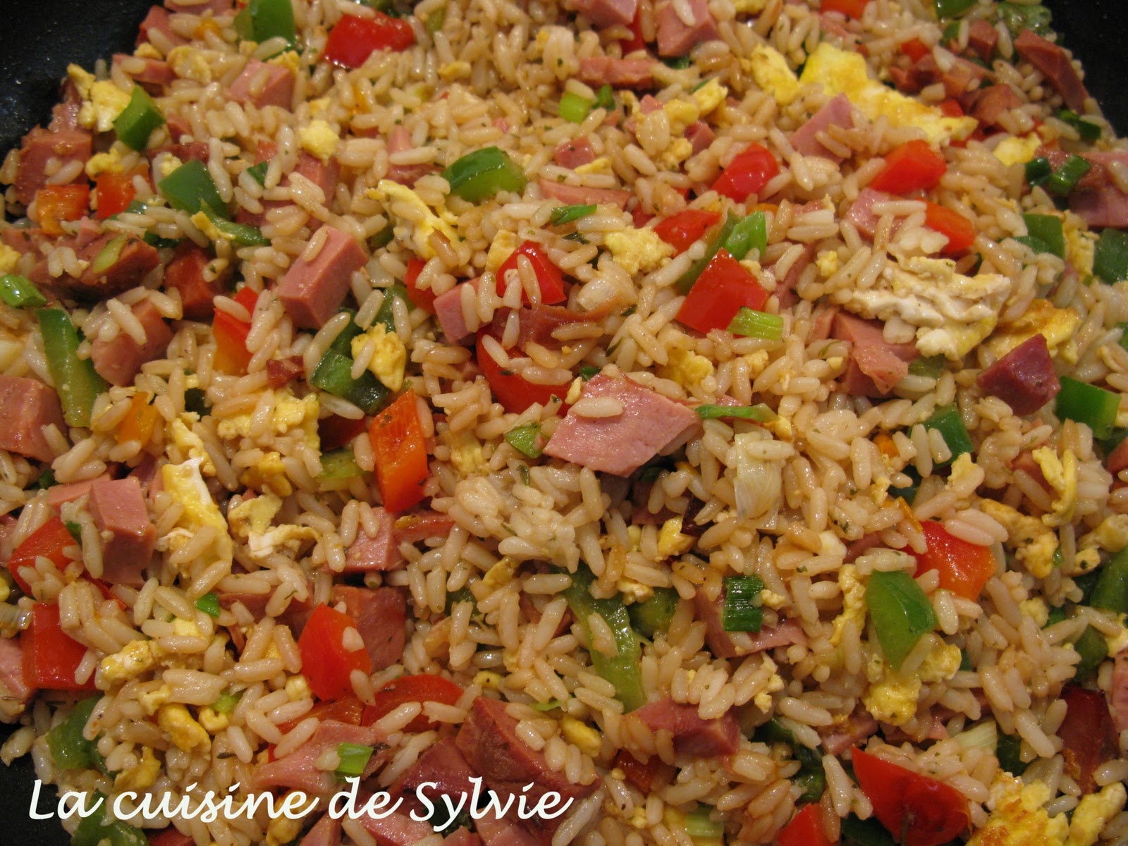 La cuisine de Sylvie: Riz au jambon façon chinoise