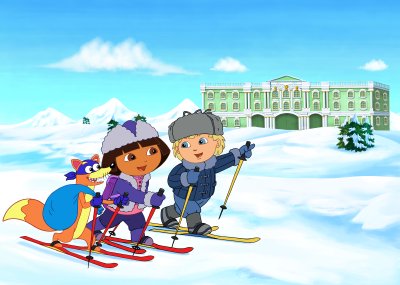 cartoon characters: Dora the Explorer