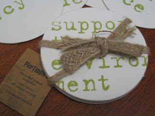 Take On Green: Pier 1 Coasters