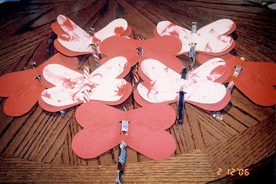 RootsAndWingsCo: Happy Valentine's Day! Marbled Paper Butterfly Valentines