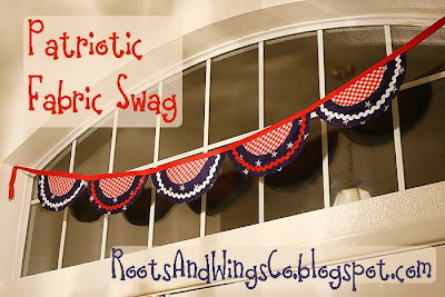 RootsAndWingsCo: Patriotic fabric swag