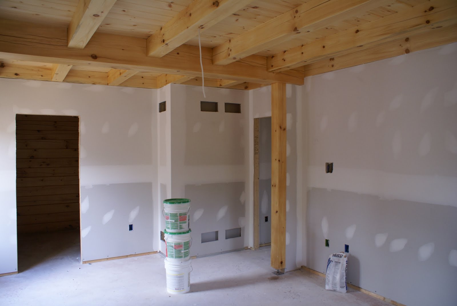Hidden Bend Retreat, Romney West Virginia: House Interior Work