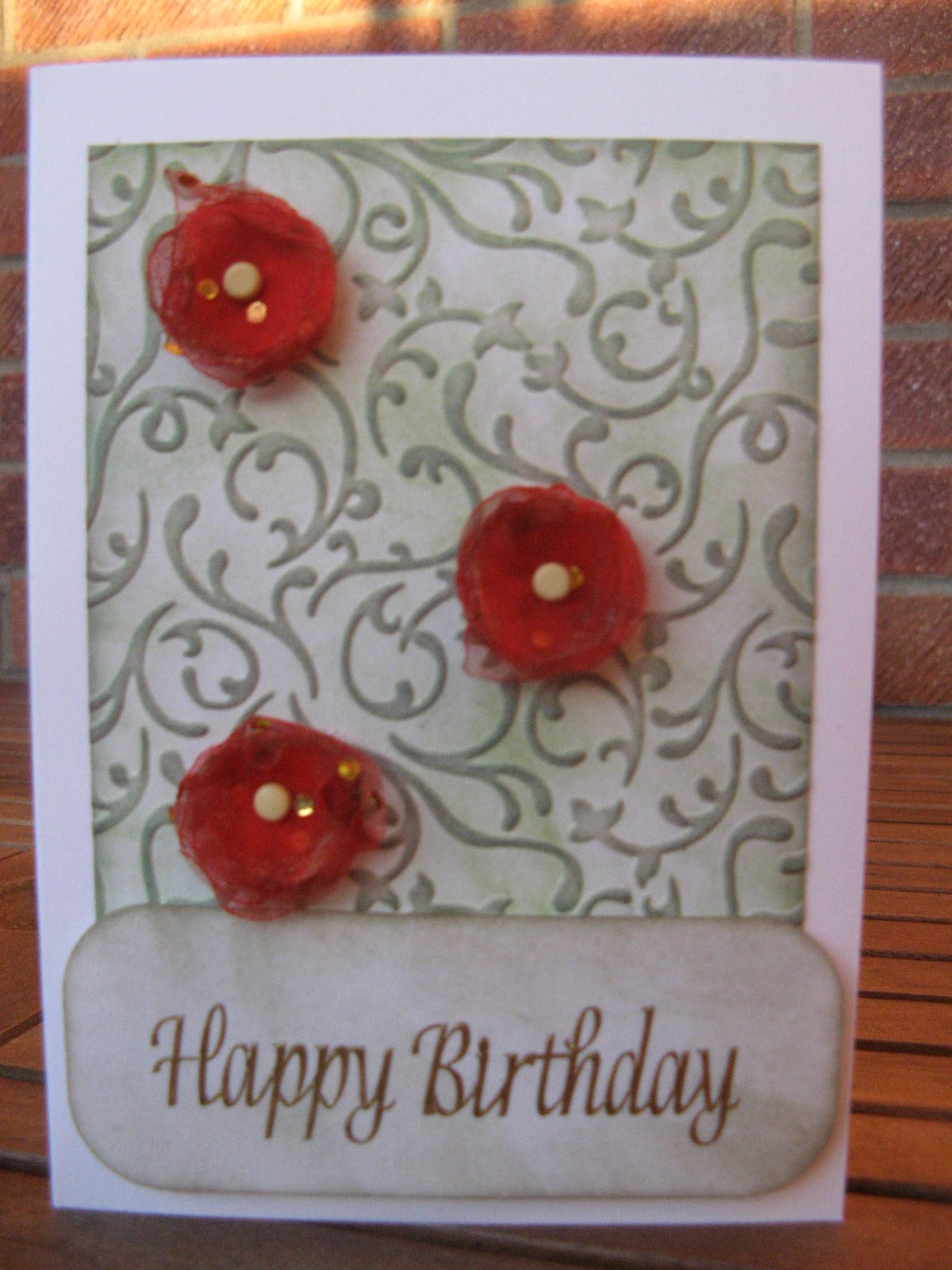 LaceTopDesigns: Cuttlebug Embossed Birthday Cards