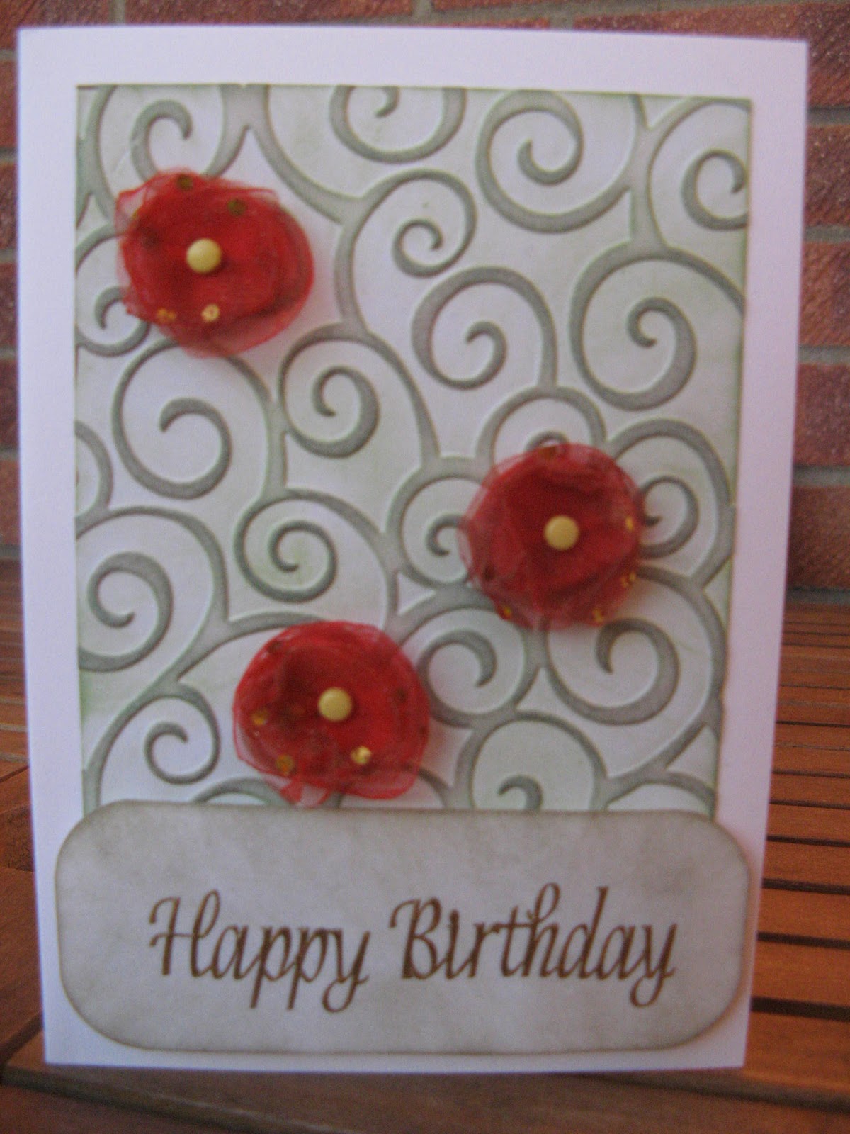 LaceTopDesigns: Cuttlebug Embossed Birthday Cards
