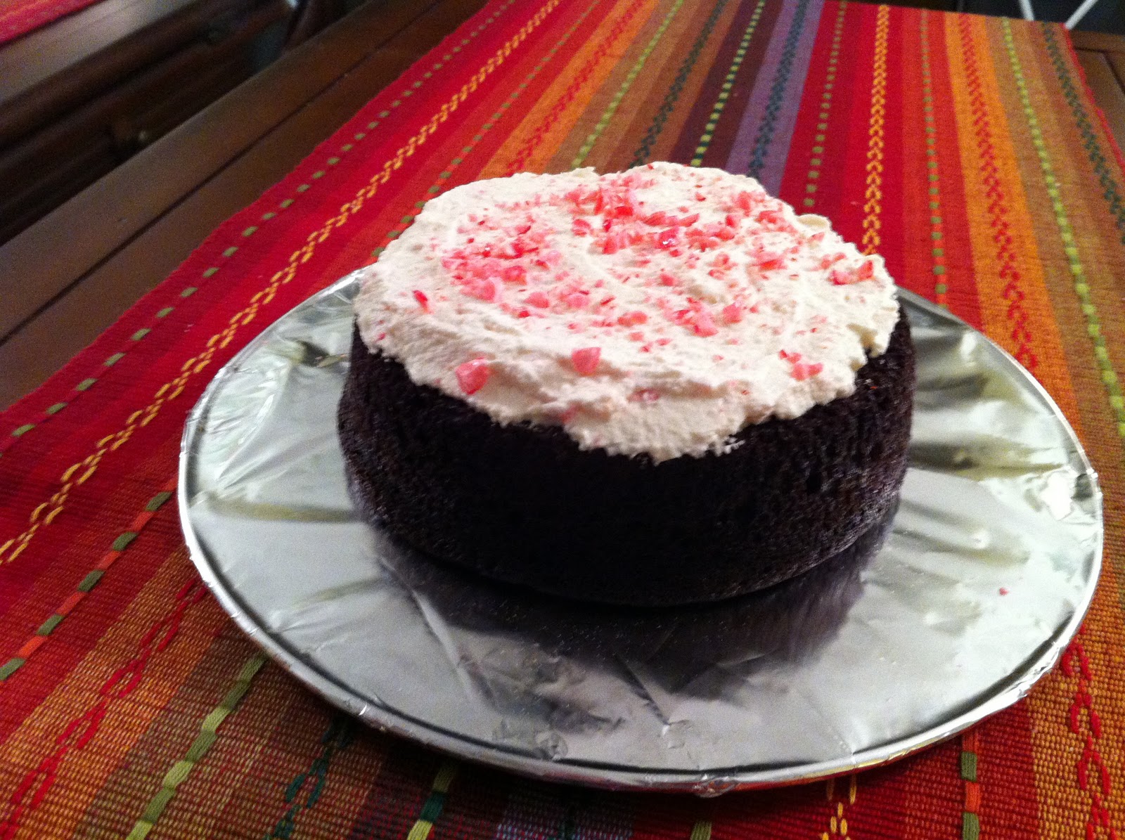 Miss Chessman's Cakes: The Stenciled Peppermint Birthday Cake