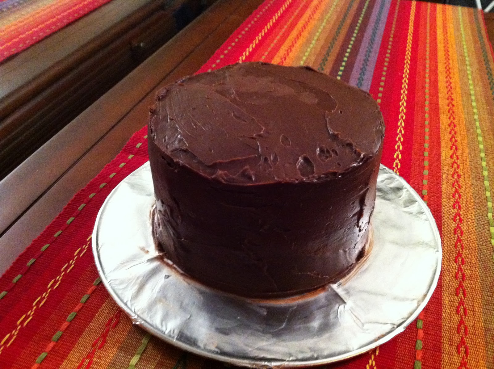 Miss Chessman's Cakes: The Stenciled Peppermint Birthday Cake