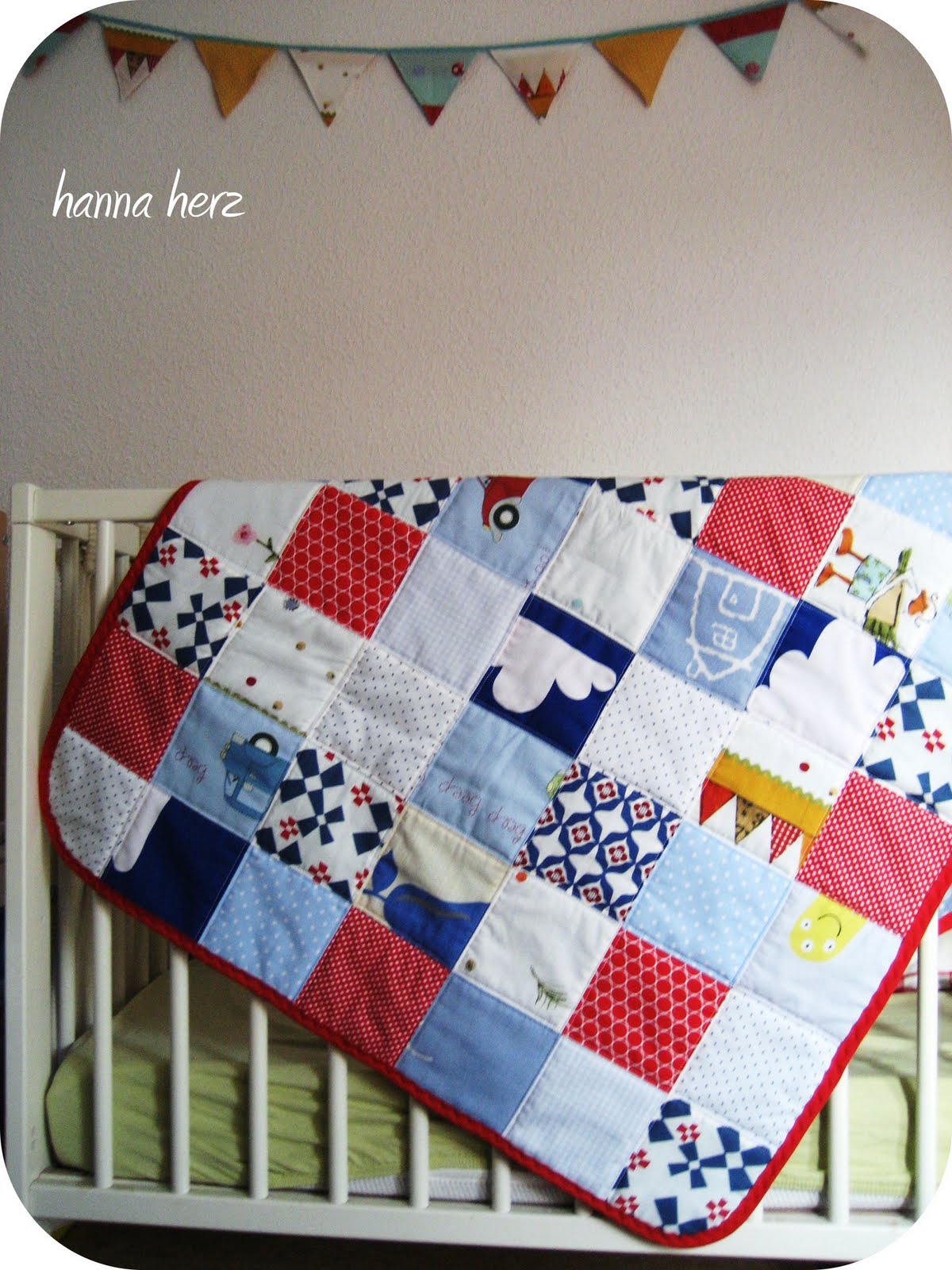 hanna herz: Patchworkdecke