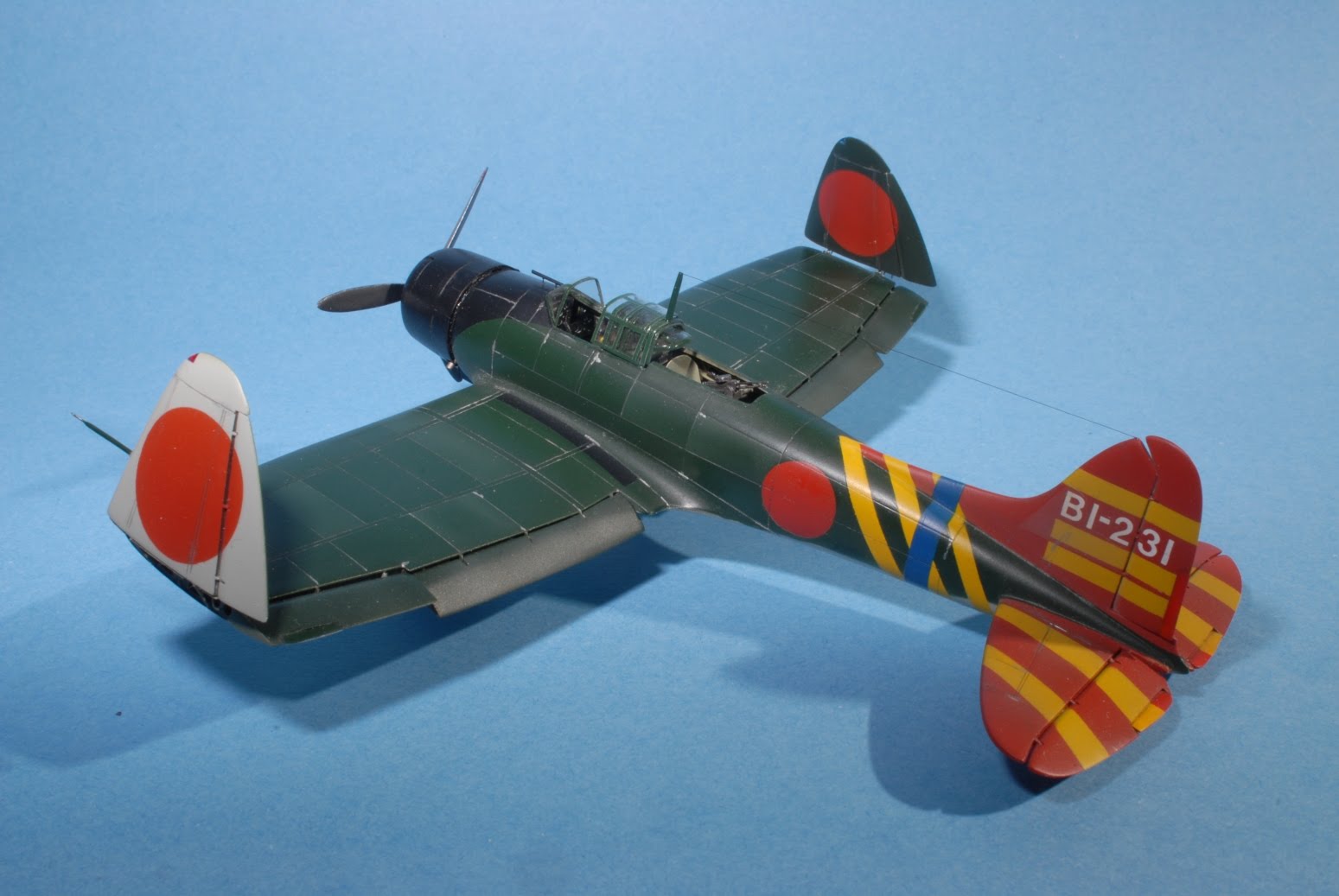 Aviation of Japan 日本の航空史: John Wong's Airfix D3A1 'Val'