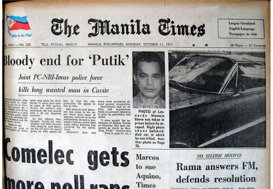 Video 48: OCTOBER 11, 1971: THE BLOODY END OF "NARDONG PUTIK"