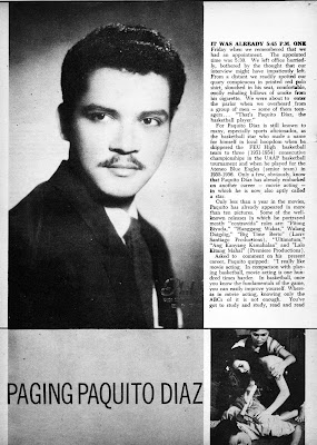 Video 48: PAQUITO DIAZ: THE 'BAD GUY' AS THE LEAD ACTOR