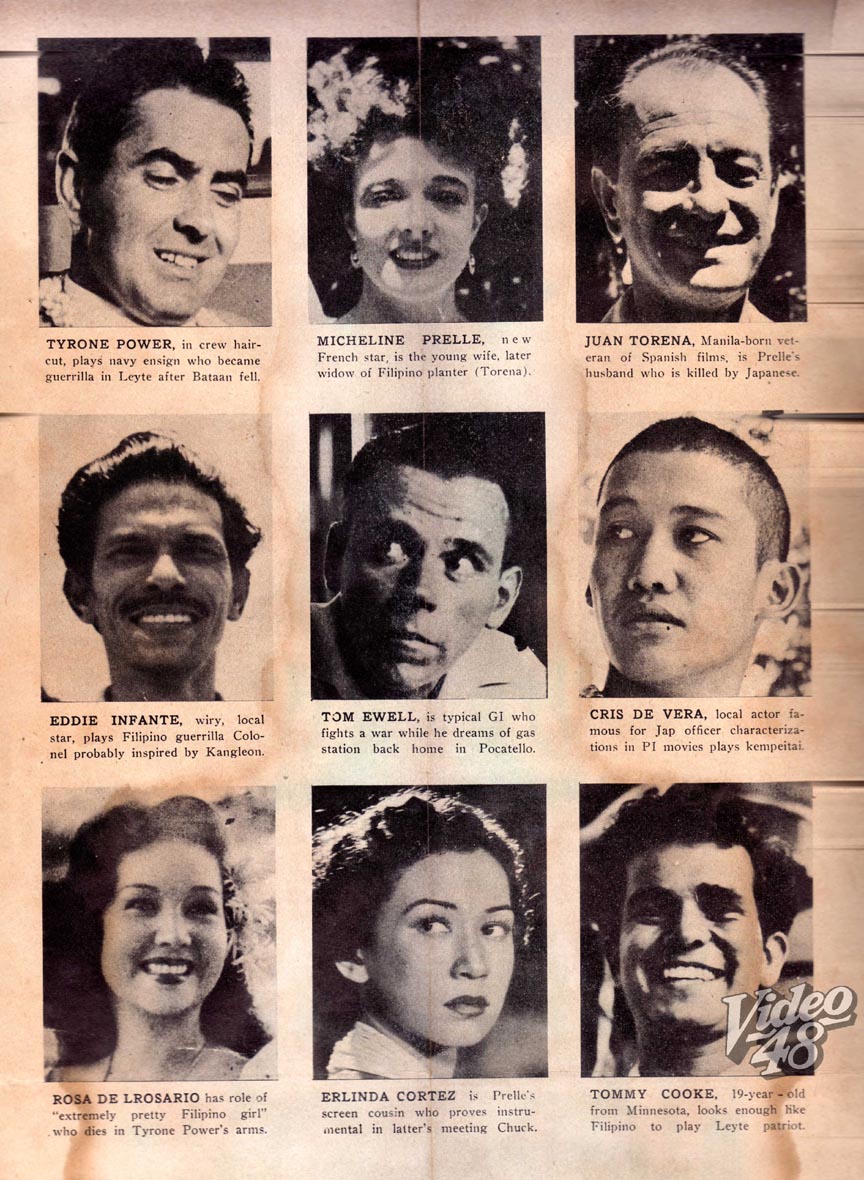 Video 48: APRIL 14, 1950: TYRONE POWER ESCAPES DEATH DURING "GUERRILLA ...