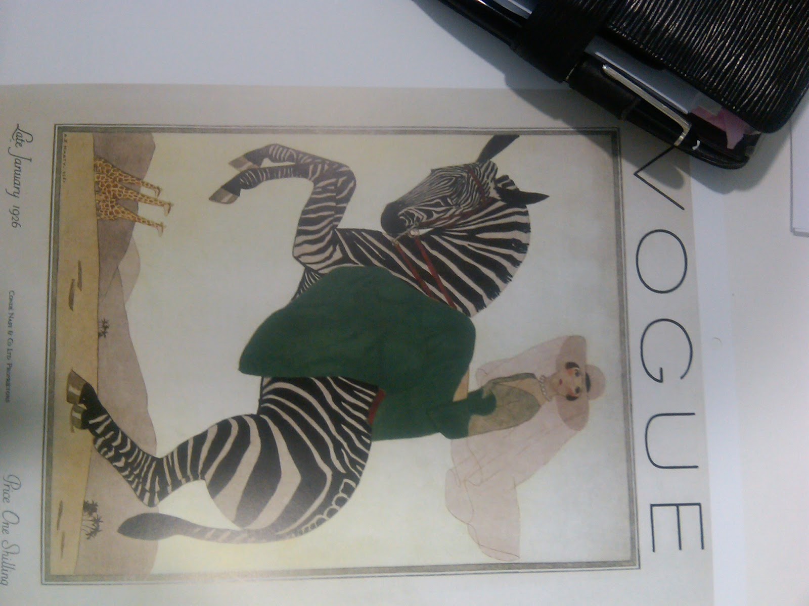 Beau Lifestyle: Vogue print with zebra