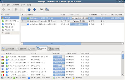 Descarga cliente Bittorrent, Deluge - Nestavista
