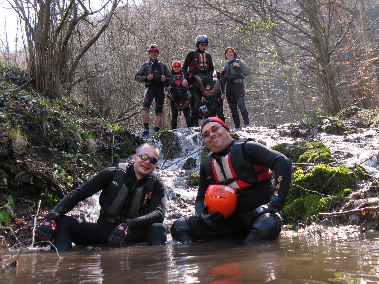 Romania vazuta din caiac: Cu caiacele pe Raul Nera, 8 aprilie