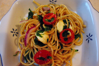 Tuesday's tasty treat: cold spaghetti salad | Pieces of a Mom