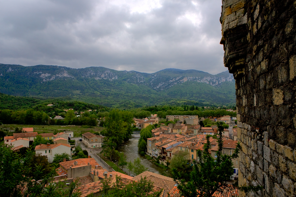 Kreider's Korner Photographs: Quillan Castle and the River Aude, Quillan