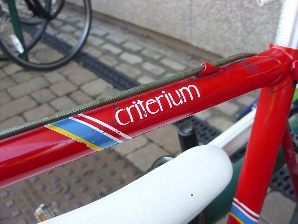 The Bicycle Safari: Raleigh Criterium Racing Criteria