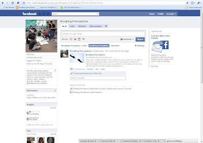 Add Us On Facebook!!!! | Breaking Perceptions