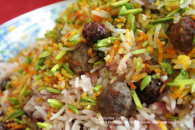 Cafe Leilee کافه لیلی - Foods from Persia to Bay Area: Sour Cherry Rice ...