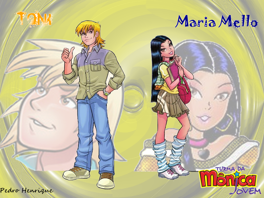 Wallpaper de Hoje: Toni e Maria Mello! | Turma da Mônica Jovem Mania ...