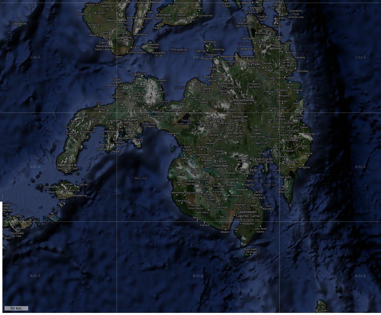 mindanao - maps: Satellite Image