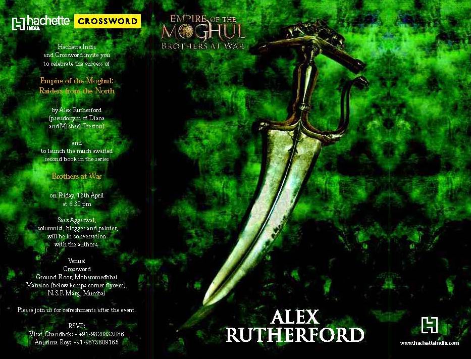 black-and-white fountain: Brothers at War by Alex Rutherford