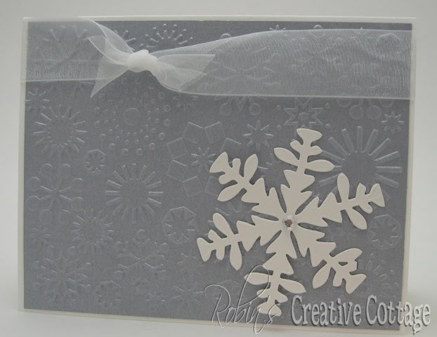 Robin's Creative Cottage: the Cuttlebug Spot Challenge -Winter Theme