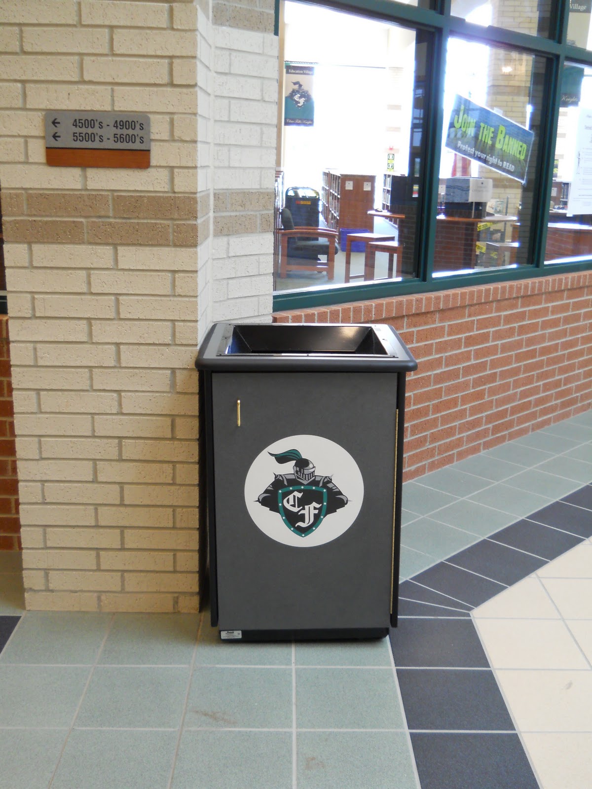 Knight Reading: New Trash Cans!