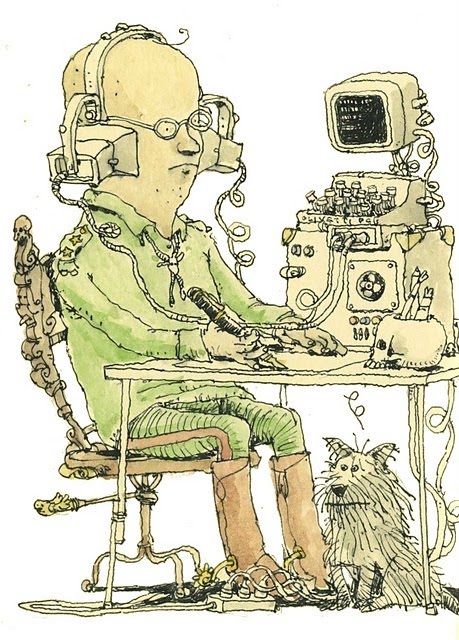 DAVID WASTING PAPER: Mattias Adolfsson - Cartoonist/Artist Survey #178