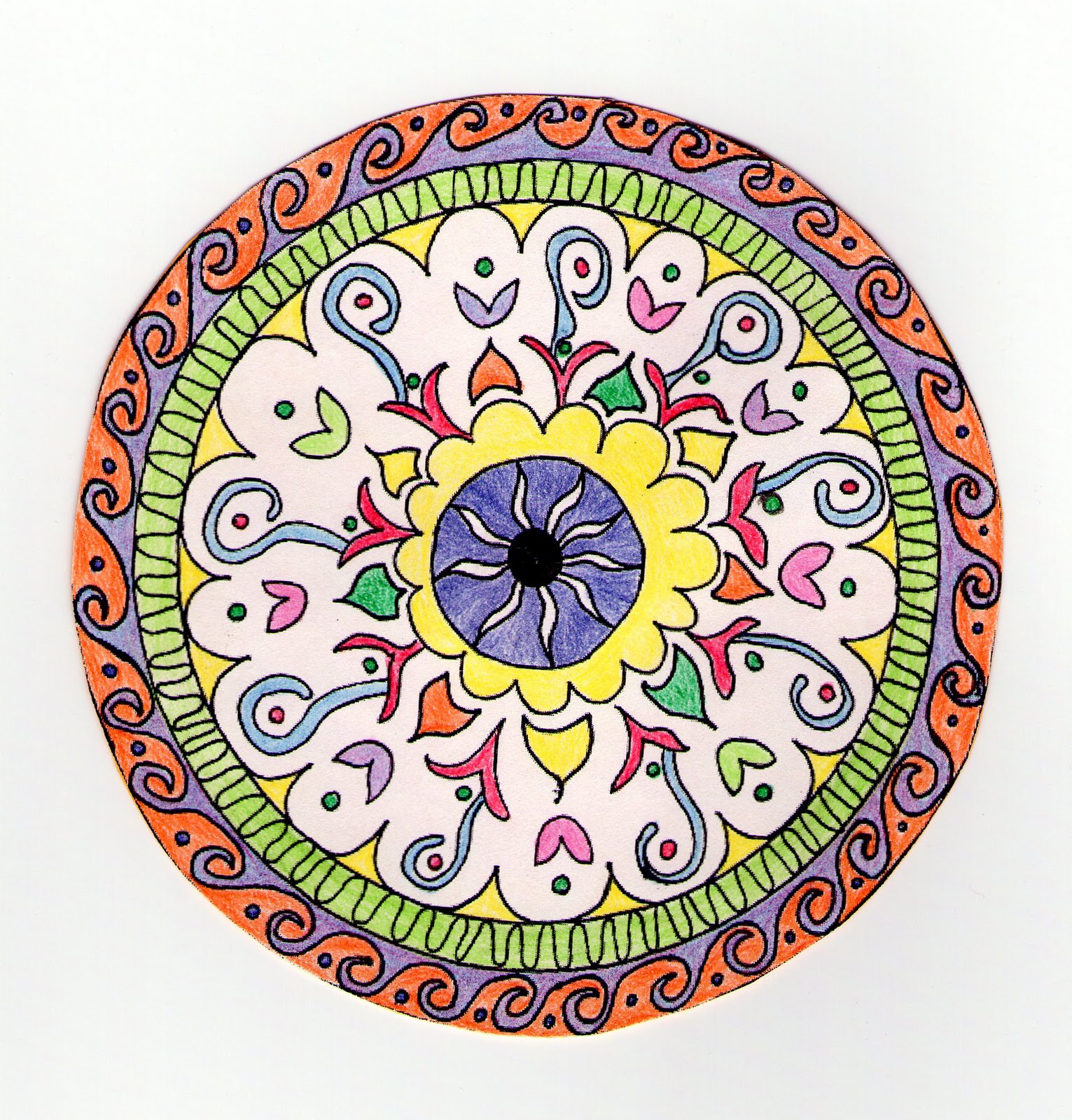 Mandalas Para Pintar: Mi primer mandala