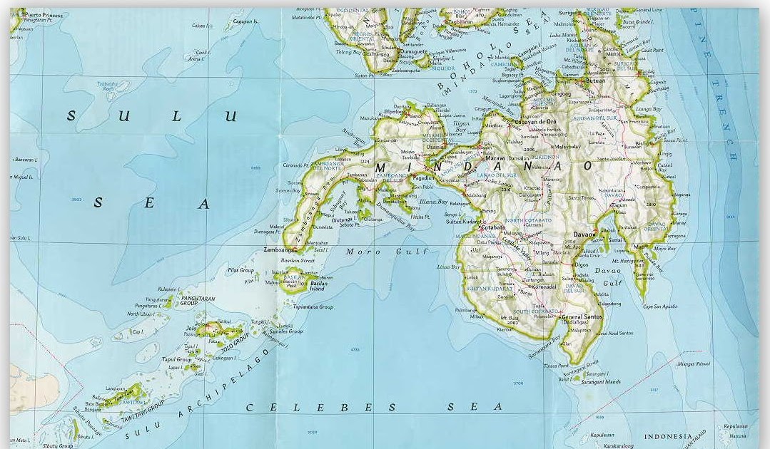 Maps of Mindanao