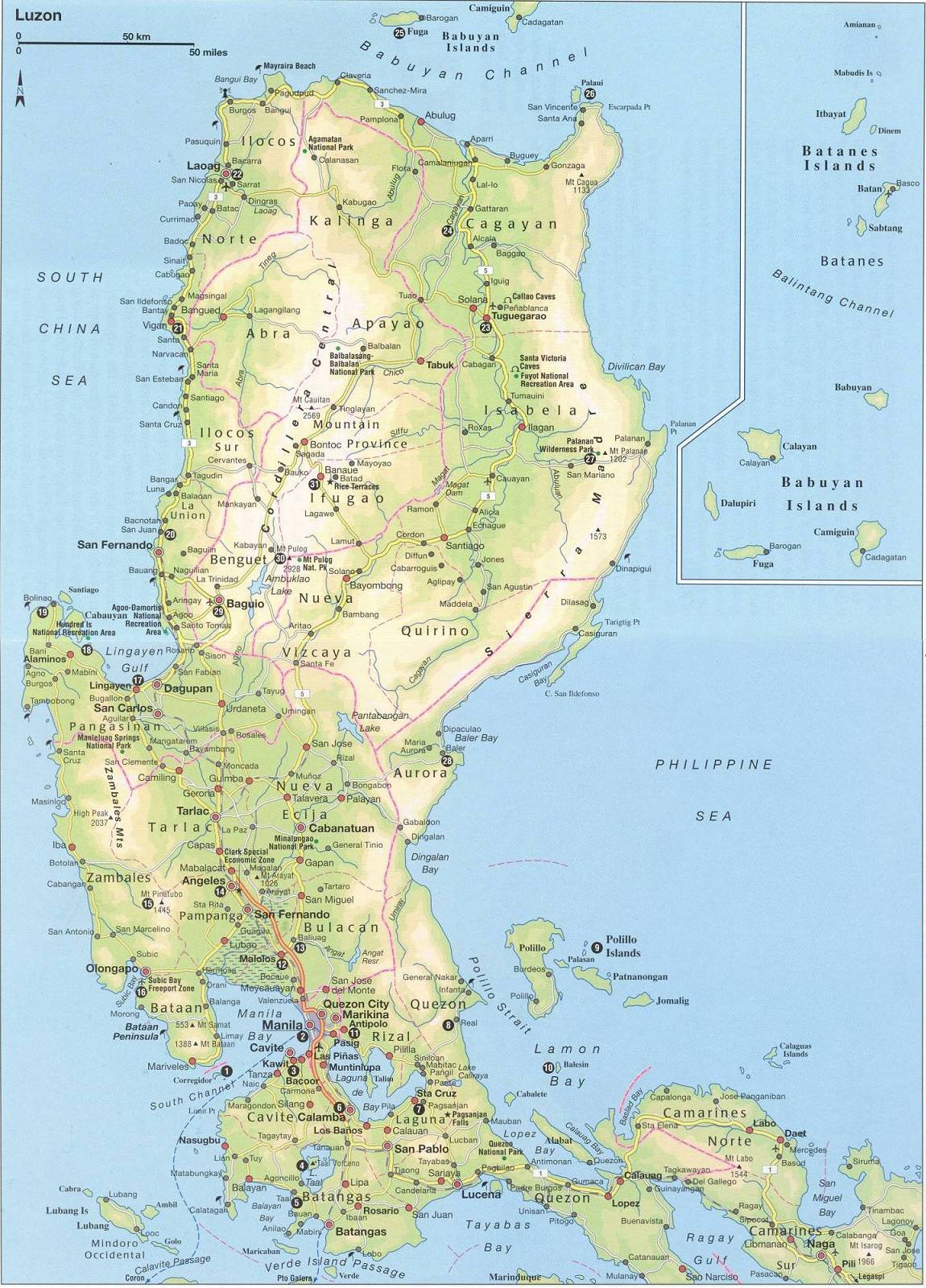 Maps of Luzon