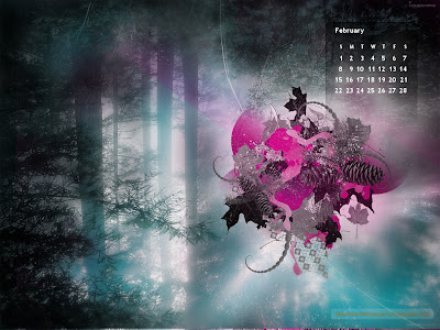 Imagini Desktop Poze Wallpapers: Calendar Luna Februarie Wallpaper
