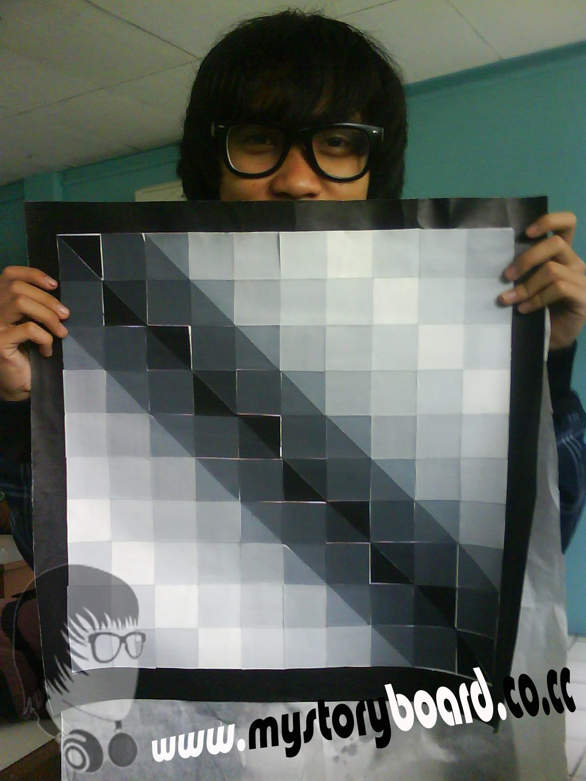 Firli Herdiana Portfolio 2012: Nirmana 2D : Gradasi Hitam - Putih