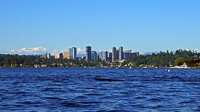 Shutter Eye: Bellevue from Lake Washington