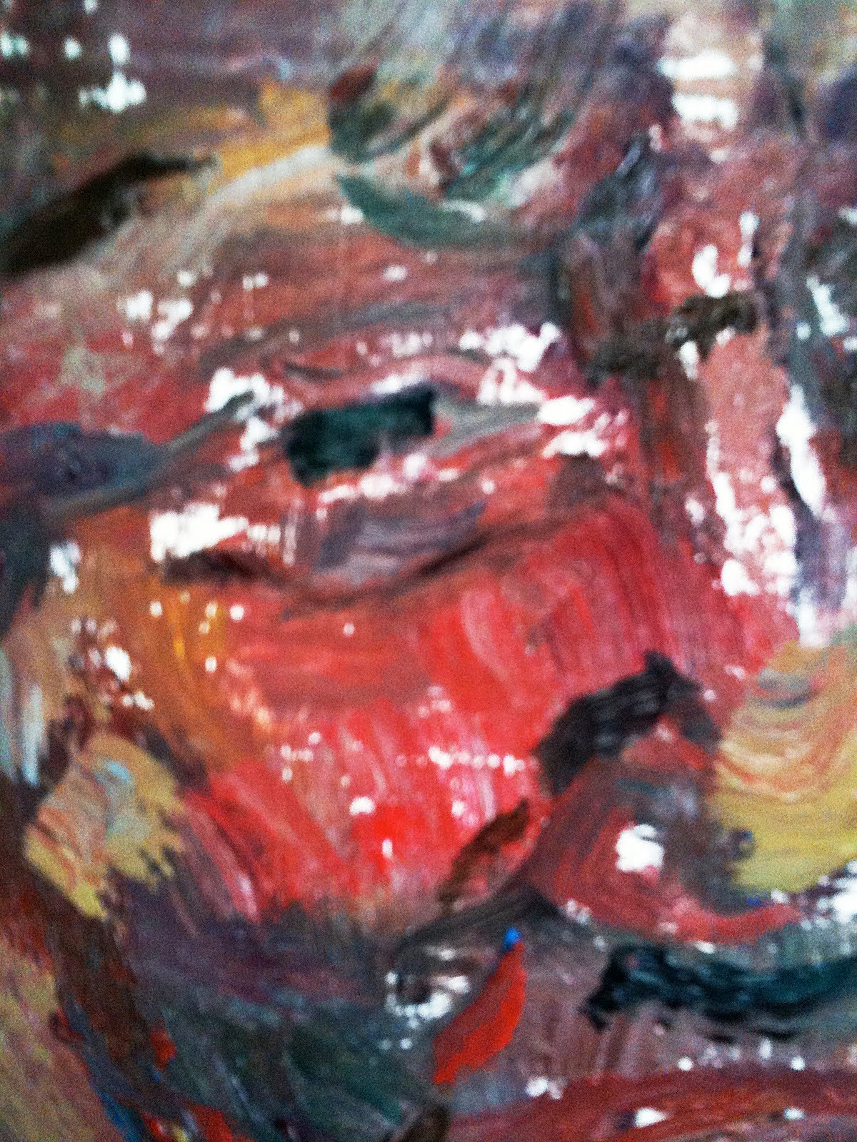 tom balderas: painting is a very scary thing - very scary