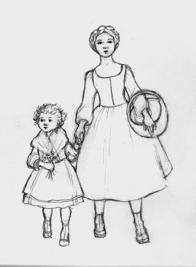 Out of the Paintbox: Heidi Illustration Challenge from Tomie dePaola