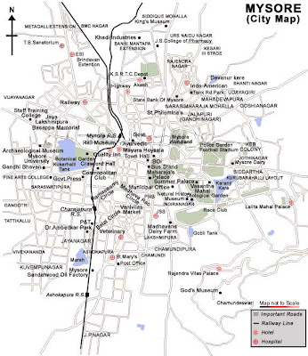 M A S T H - M Y S O R E: Map of Mysore!!!