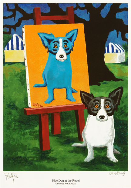 George Rodrigue Blue Dog poster prints | O-T Lounge