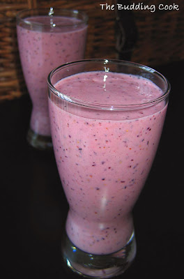 The Budding Cook: Mixed Berry Shake