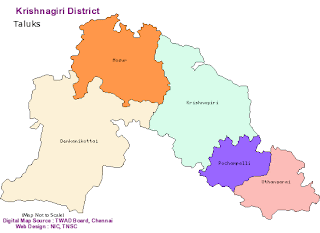 Krishnagiri District: District Map