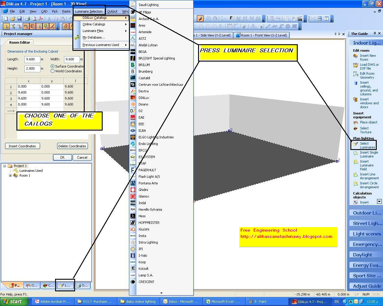 DIALux Lighting Software Program - Red Version ~ Electrical Knowhow