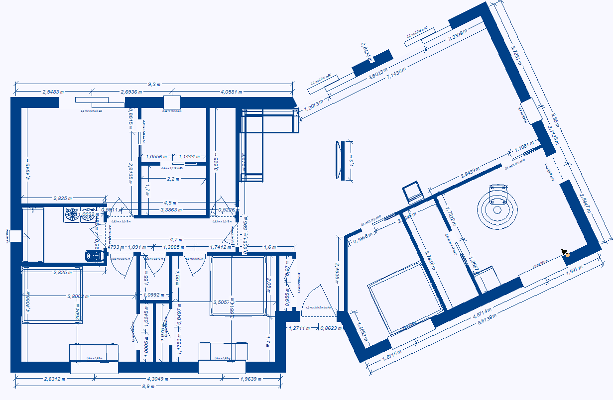 plan maison avec sous sol complet