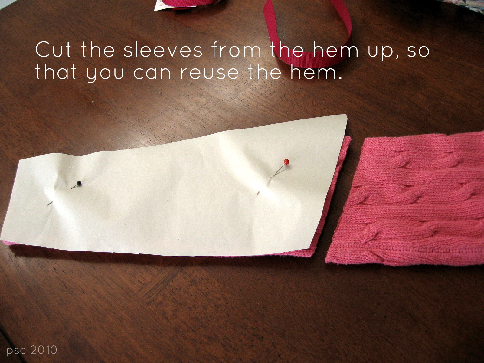 Pickup Some Creativity: Repurposed Sweater Tutorial