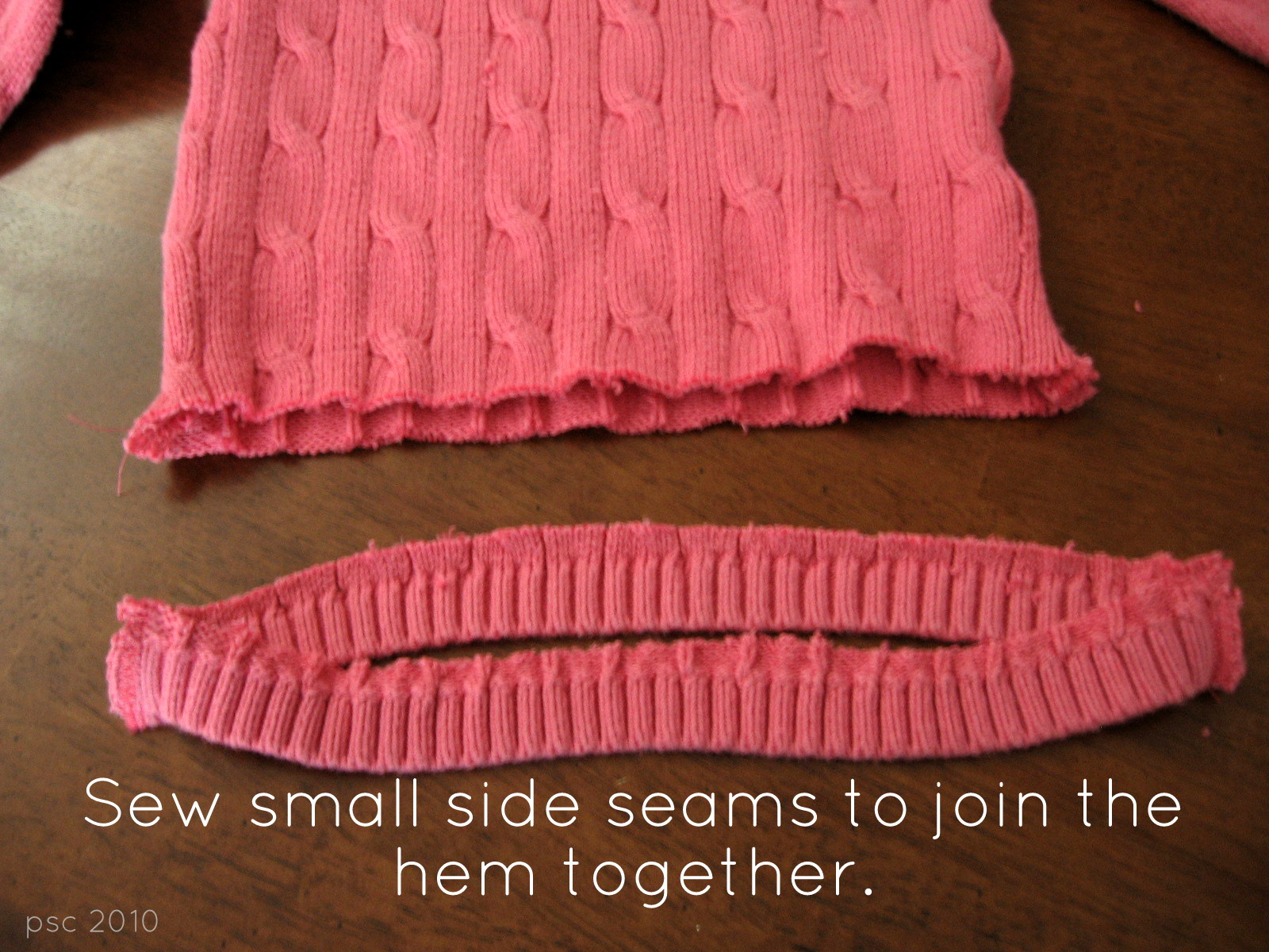 Pickup Some Creativity: Repurposed Sweater Tutorial