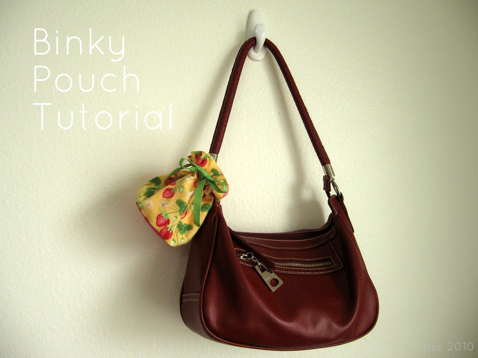 Pickup Some Creativity: Binky Pouch Tutorial
