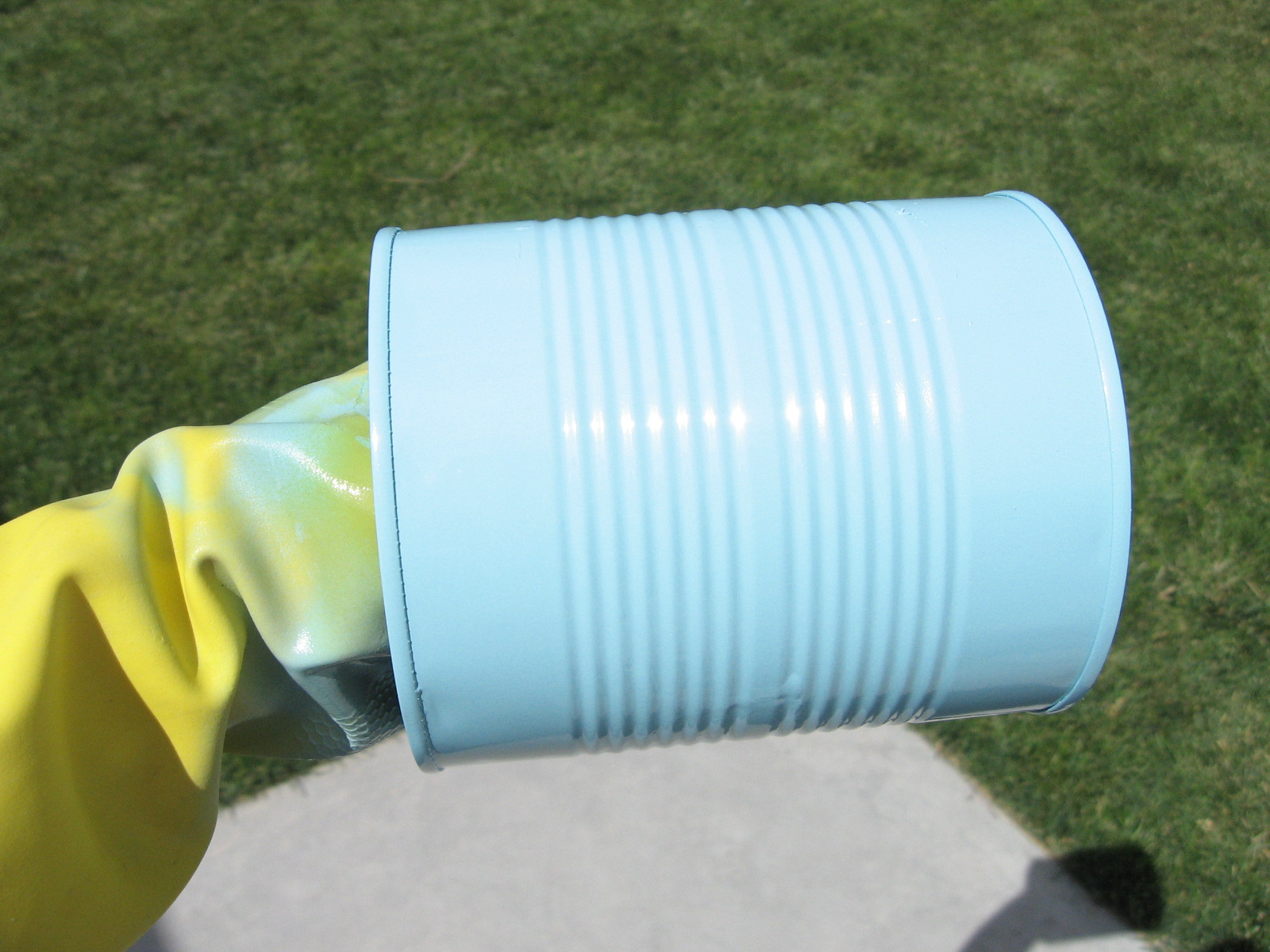 Pickup Some Creativity: Repurposed Fabric-lined Can Tutorial