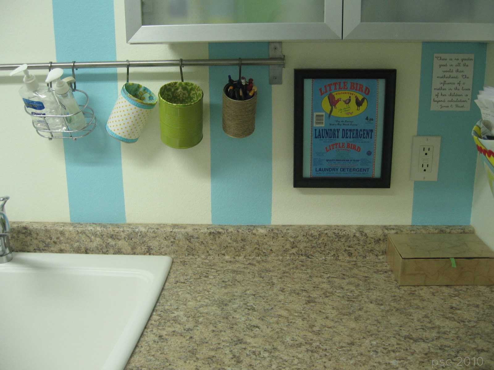 Pickup Some Creativity: Repurposed Fabric-lined Can Tutorial