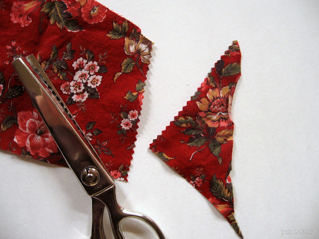 Pickup Some Creativity: Sewing 101 with Me, Tips for using Pinking Shears