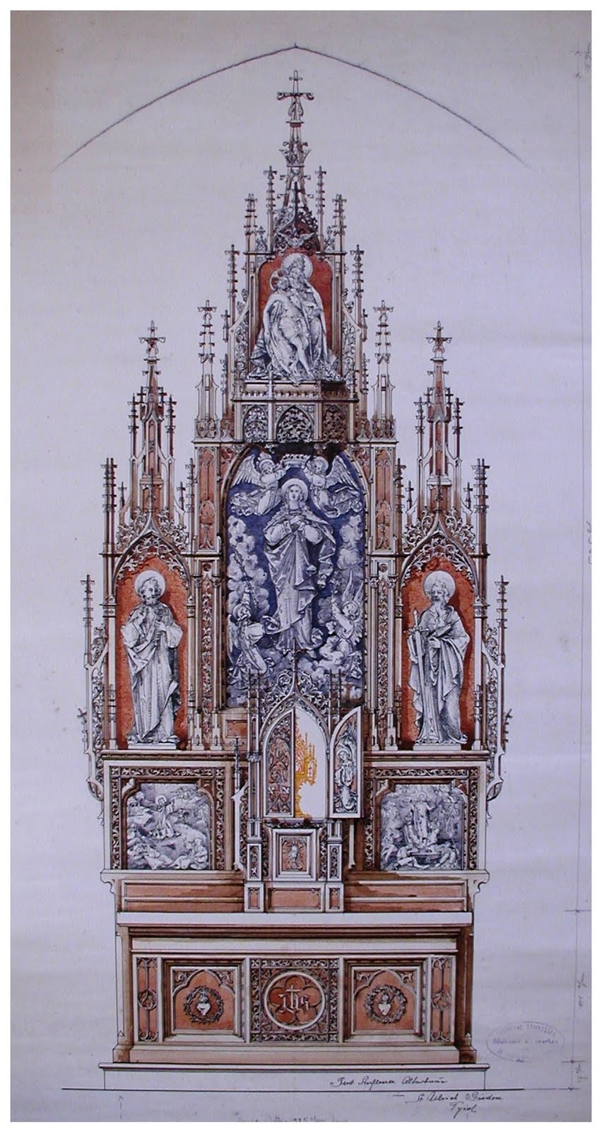 New Liturgical Movement: Stuflesser Altar and Reredos Designs